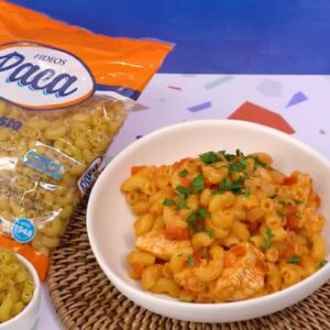 Coditos con pollo y mozzarella – Paca